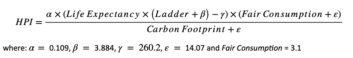 How we calculated your HPI score - Happy Planet Index